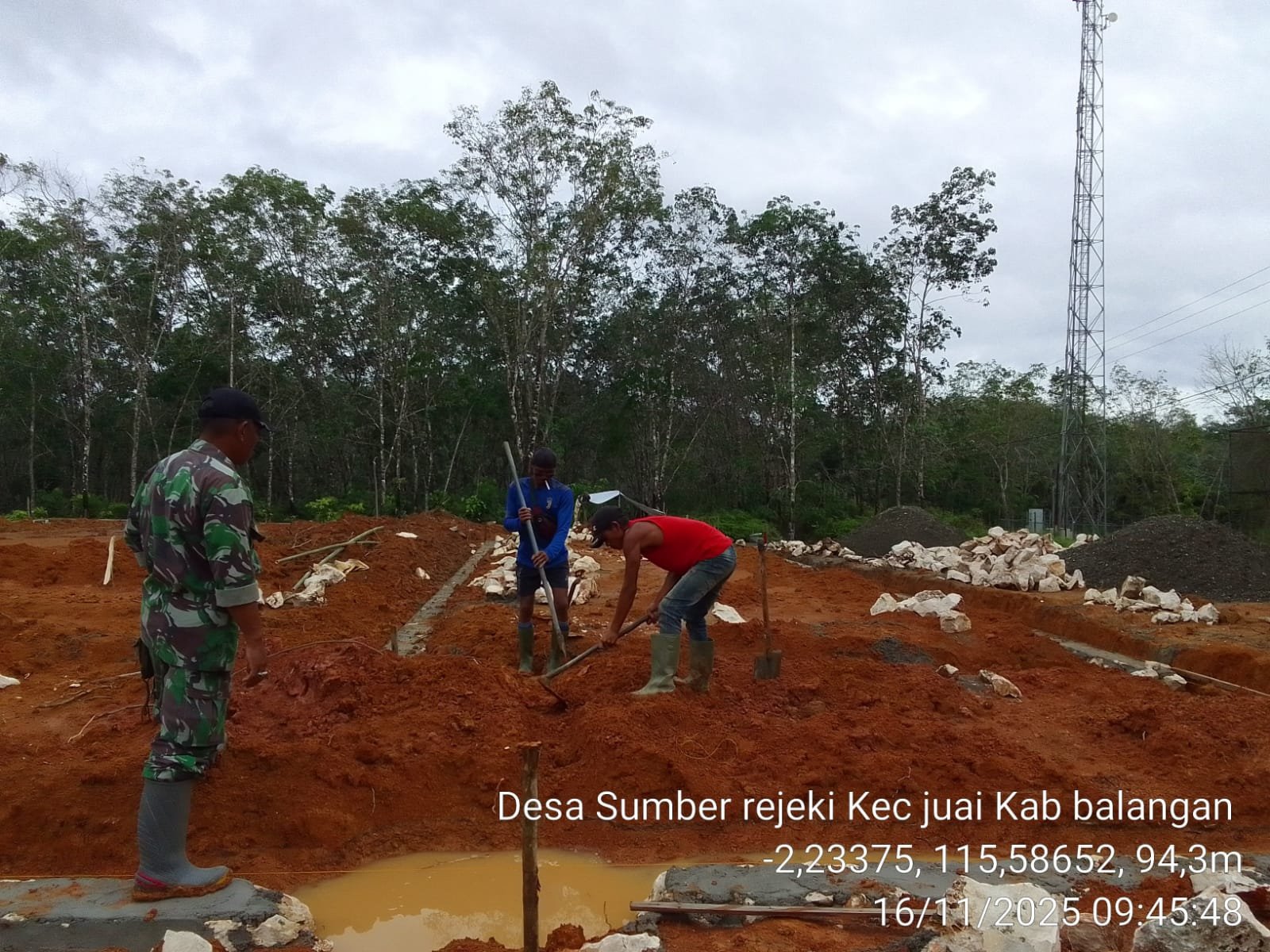 Perkembangan Pembangunan KDKMP di Desa Sumber Rejeki Capai 2,4 Persen ...